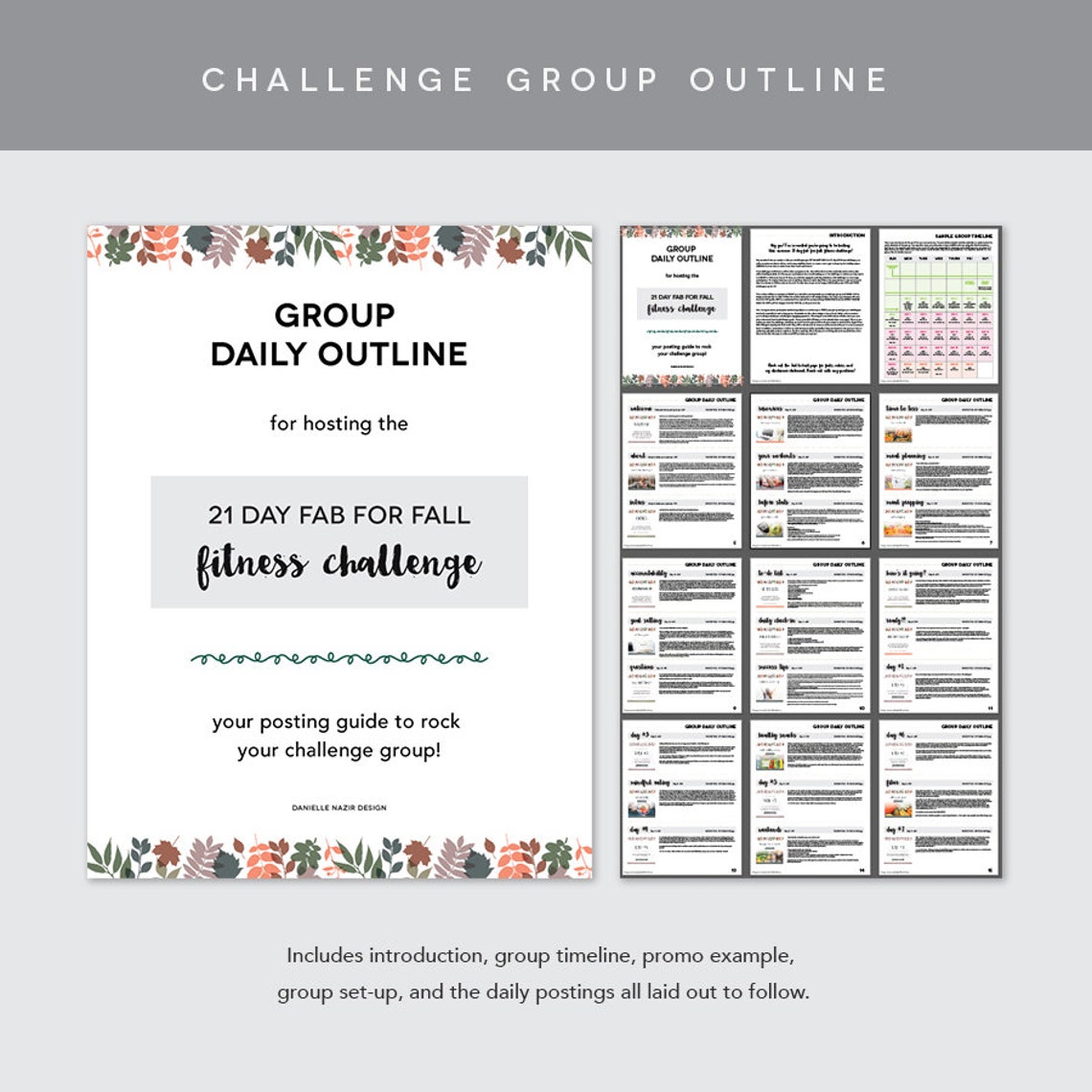 Coach Group Bundle : 21 Day Fab for Fall - Challenge Group - Fall ...