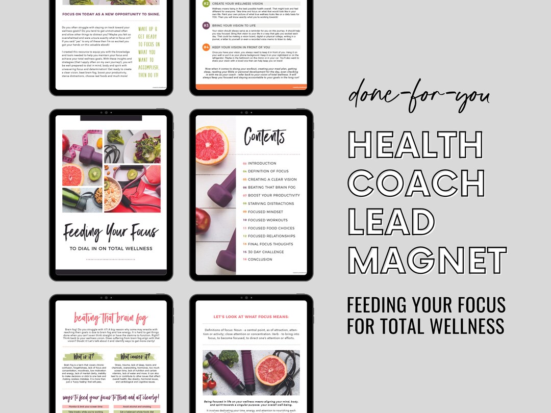 Feeding Your Focus for Total Wellness, Focus Tips, Focus for Health ...