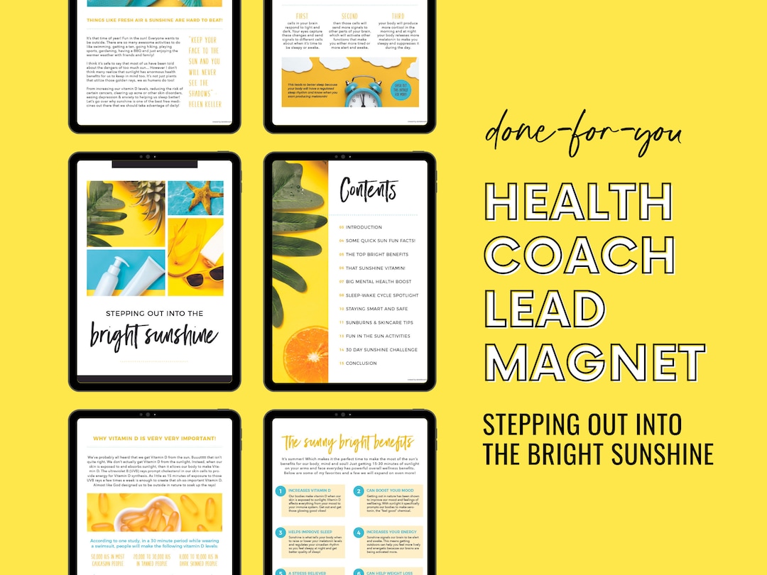 Stepping Into the Bright Sunshine, Sunshine Tips, Sunshine for Health ...