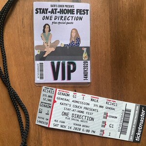 Souvenir Concert Ticket - Custom - DIGITAL JPG FILE - Etsy