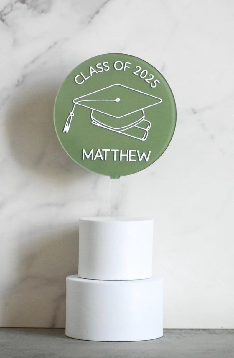 Graduation Cake Topper 2025 | Acrylic Graduation Cake Topper ...