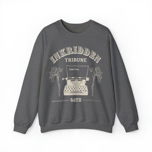 Divine Rivals Inkridden Tribune Sweatshirt, Oath Gazette Sweatshirt ...