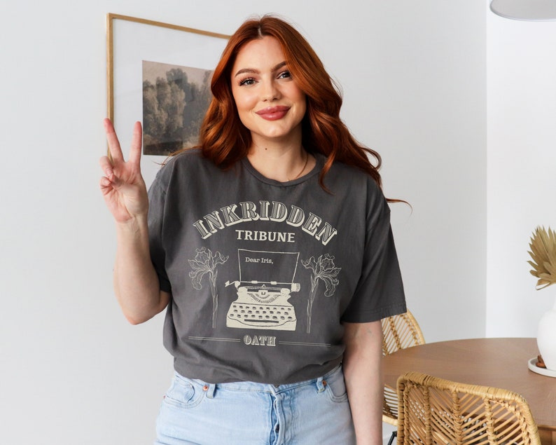 Divine Rivals Inkridden Tribune Tshirt, Oath Gazette Tshirt, Iris ...