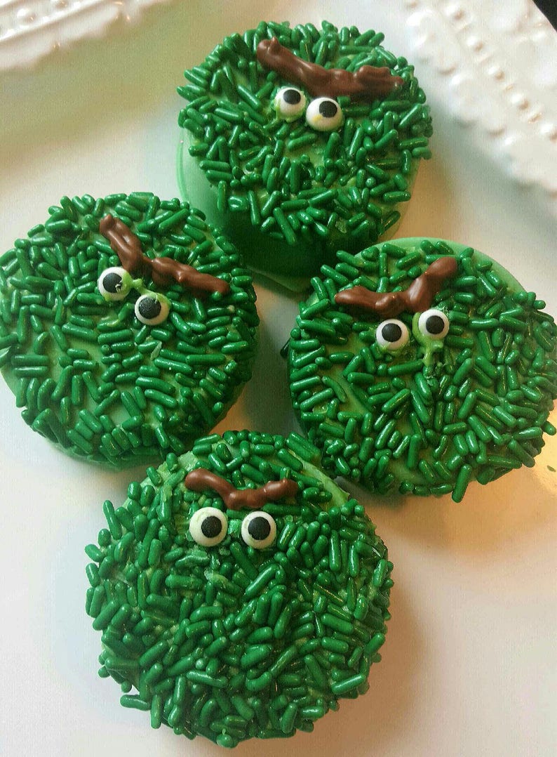 Gourmet Green Oscar Chocolate Covered Oreos Cookies 1st | Etsy