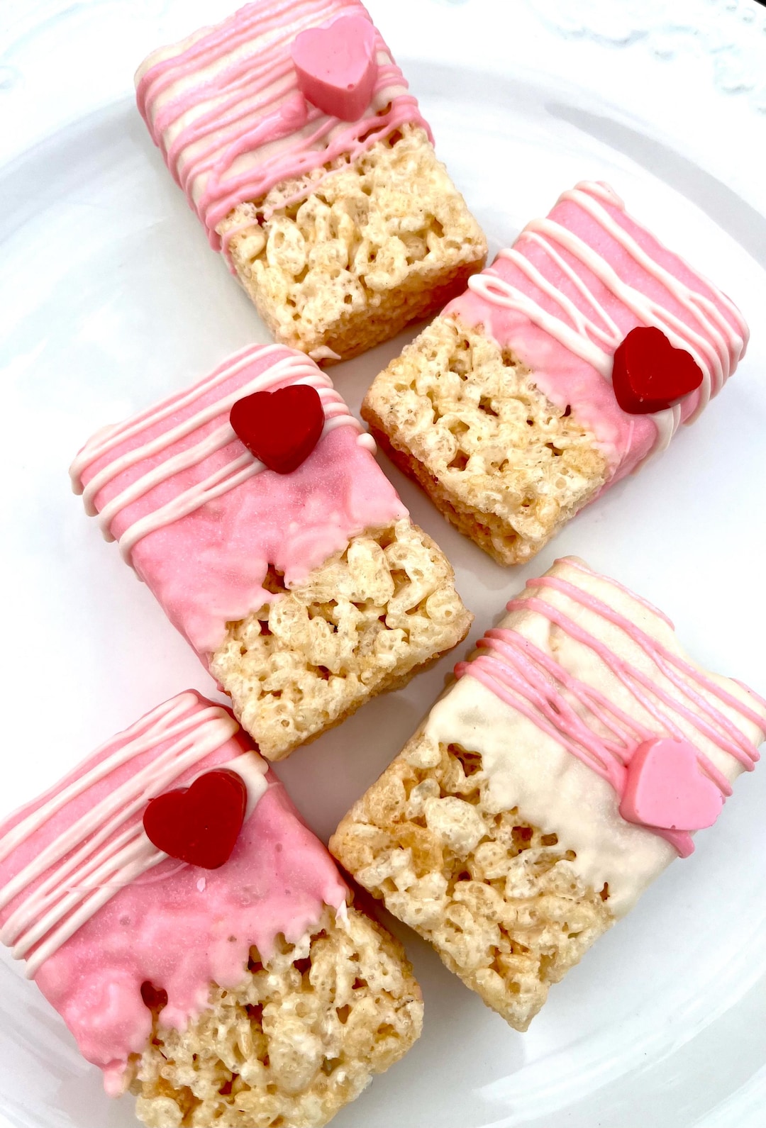 Valentines Day Chocolate Covered Dipped Rice Krispy Treats Engagement ...