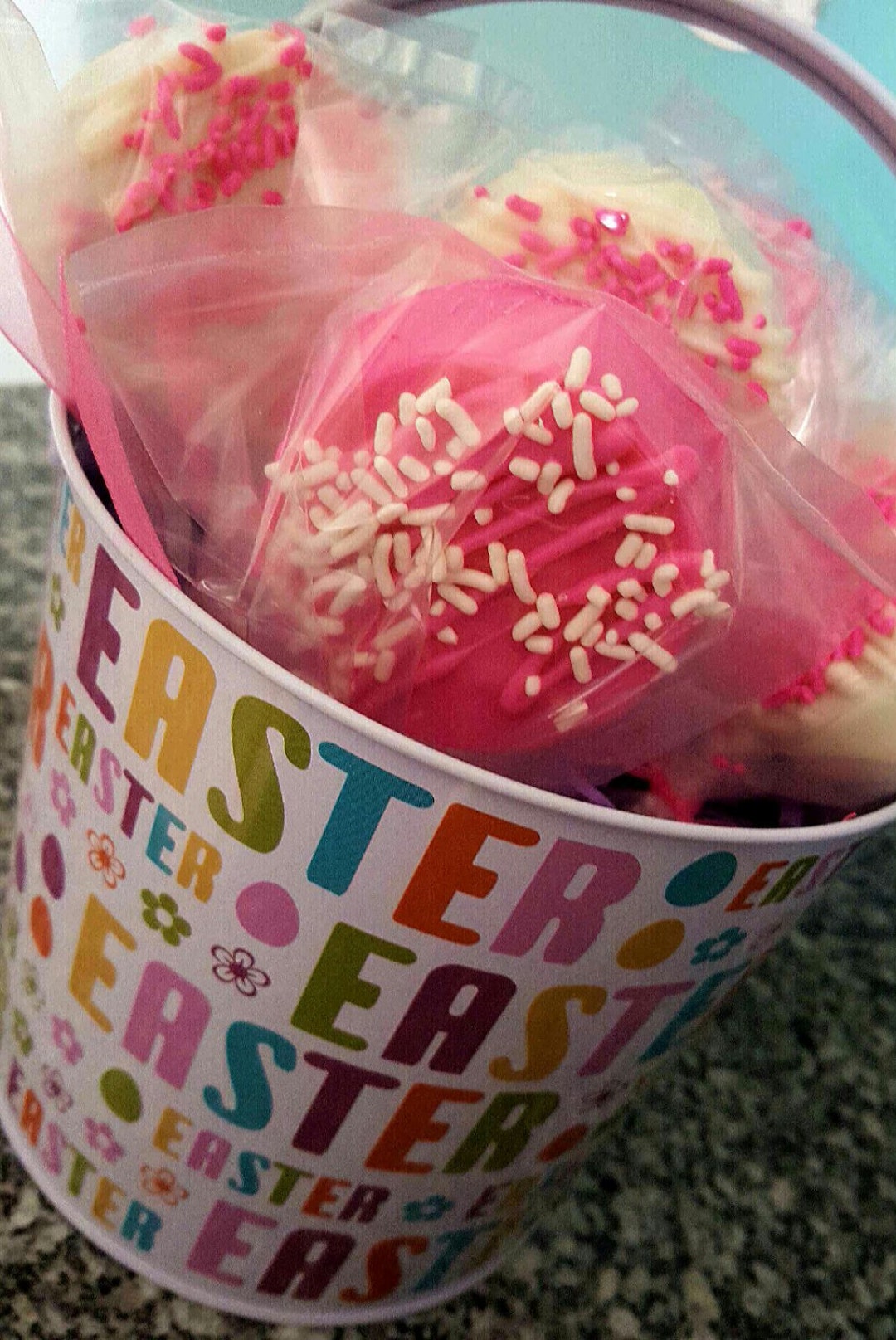 Gourmet Easter Baskets Pre Order White Chocolate Covered - Etsy