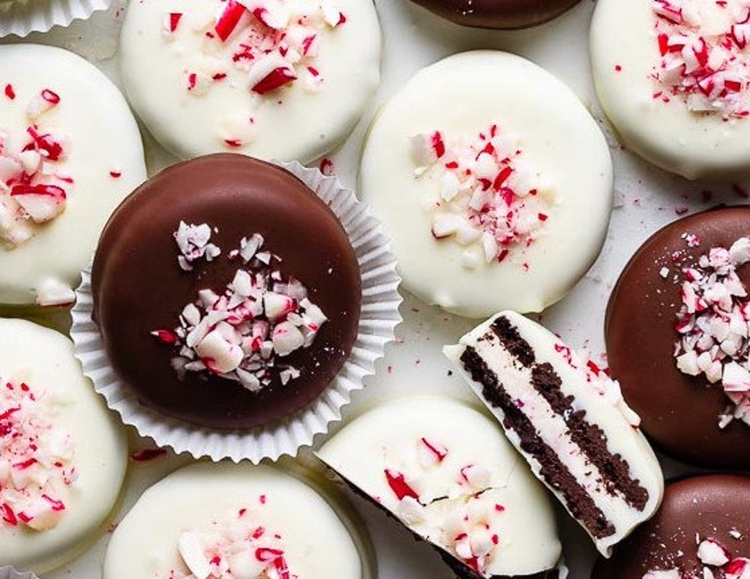 Holiday Christmas Chocolate Covered Peppermint Oreos! Stocking Stuffer ...