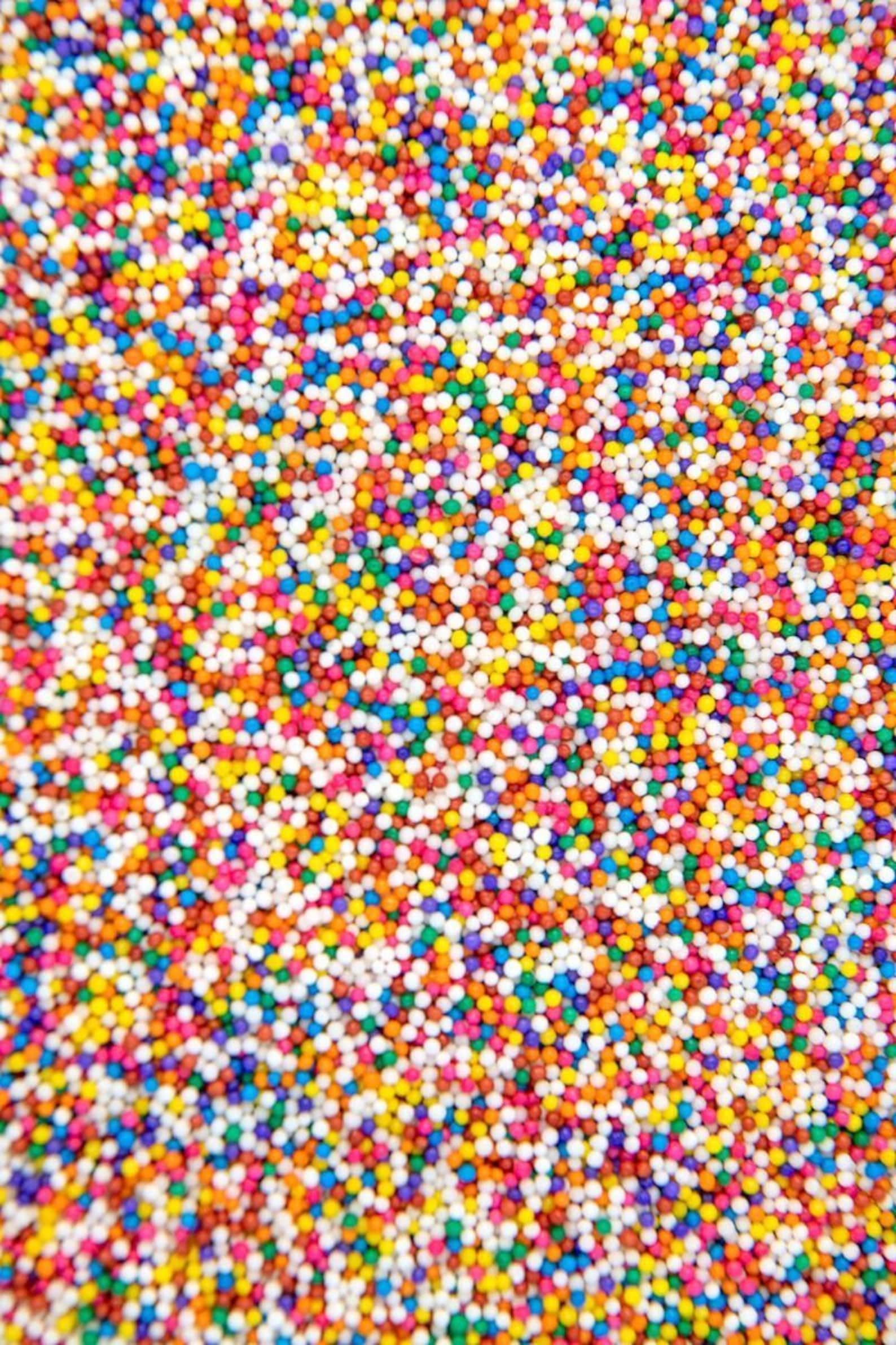 Rainbow Non Pareil Sprinkles Jimmies Decor! Super Colorful and Fun for ...