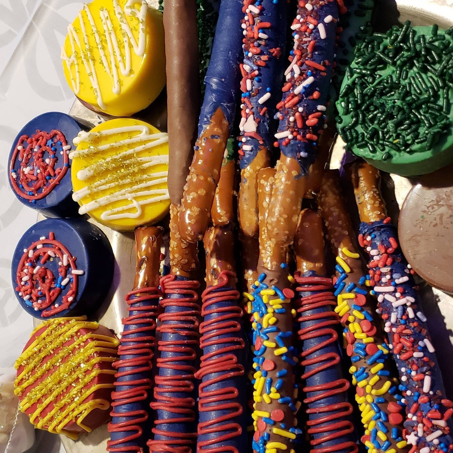 Super Hero Birthday Party Chocolate Covered Oreos and Pretzels Favors ...