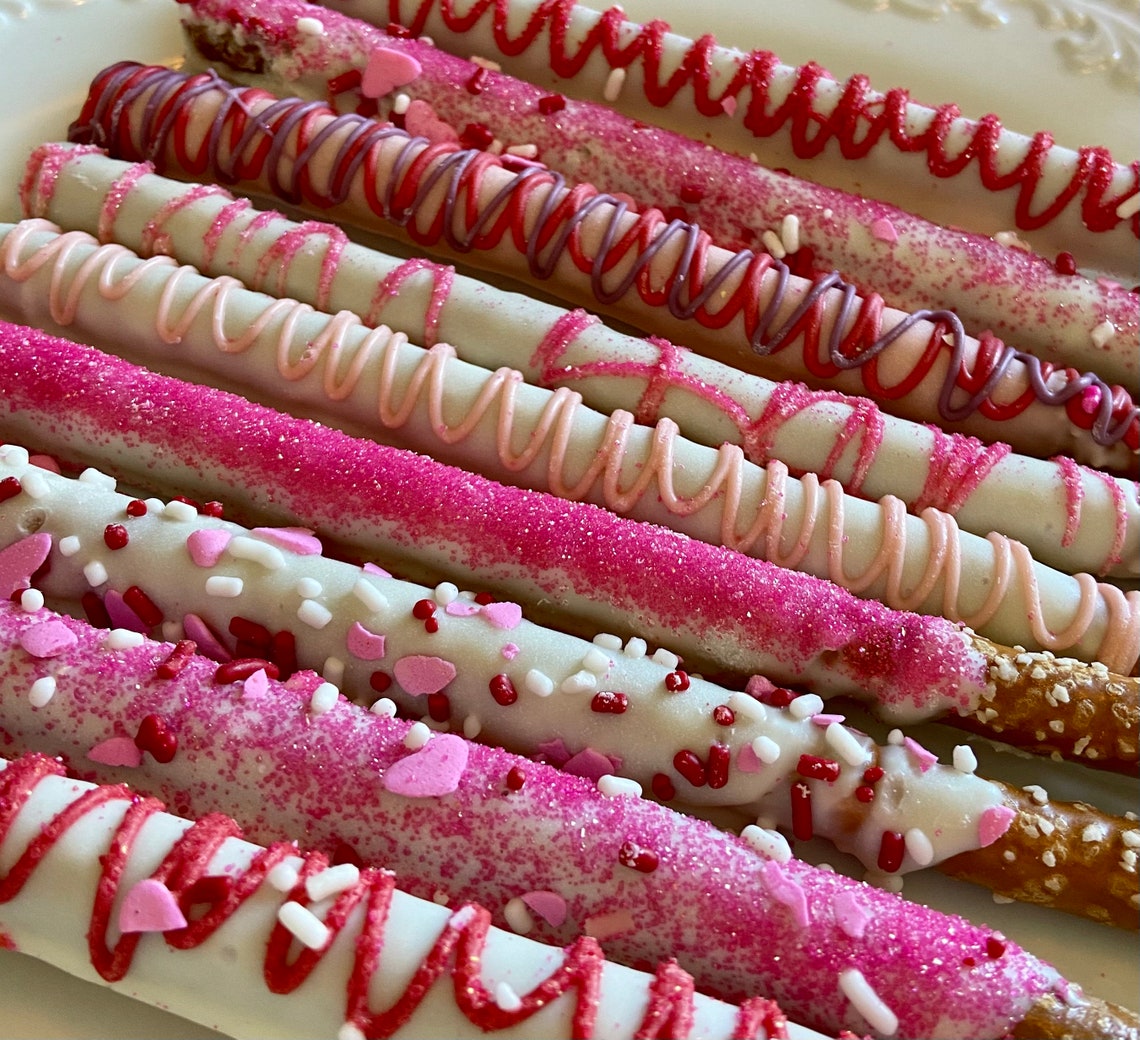 Gourmet Chocolate Covered Pretzels - Boxed Sets - Valentines or ...