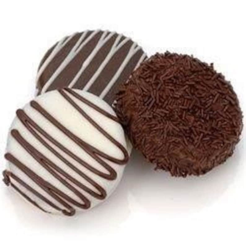 White Milk & Dark Chocolate Covered Oreos Drizzle and | Etsy