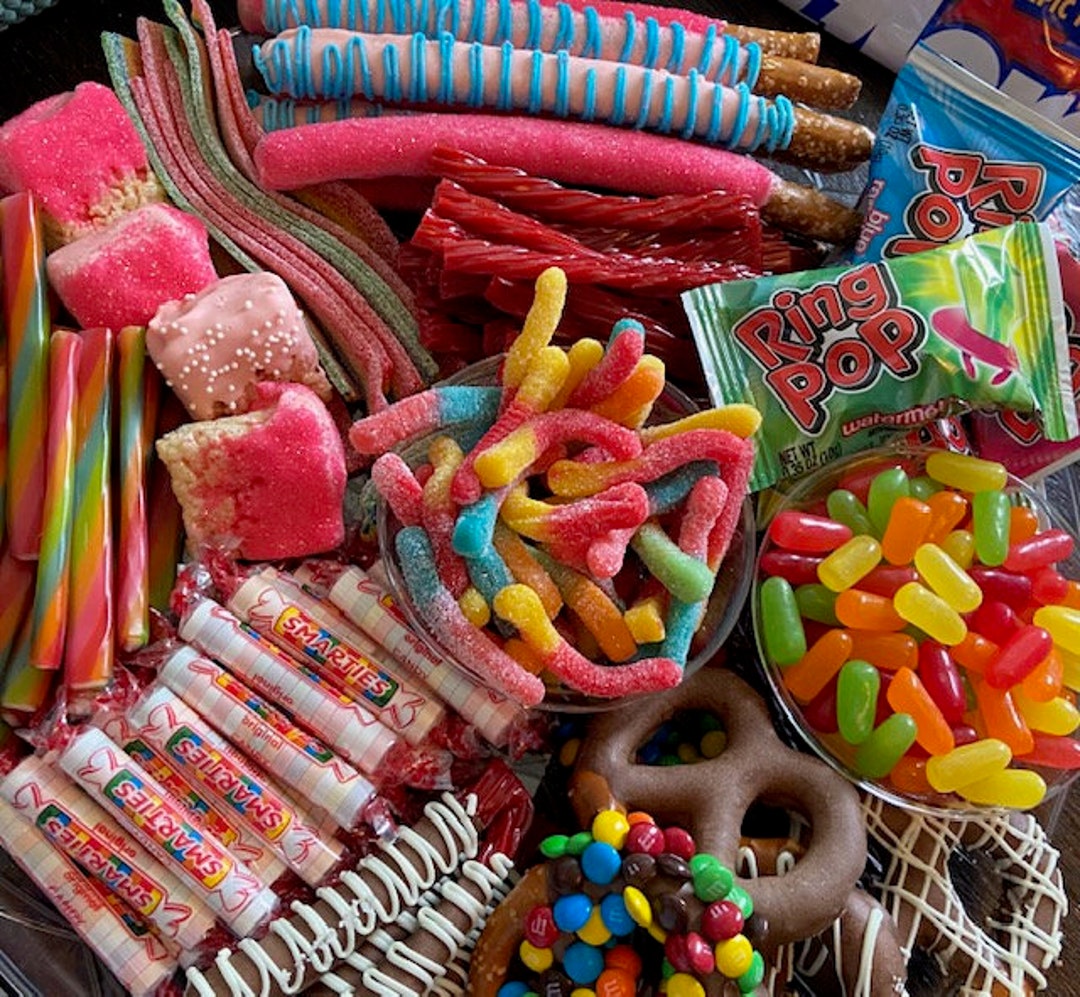 Gourmet Chocolate Covered Pretzels and Candy Extravaganza Charcuterie ...
