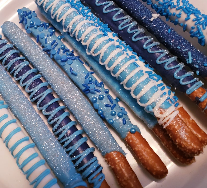 Gourmet Ocean Beach Themed Chocolate Covered Pretzels - Etsy