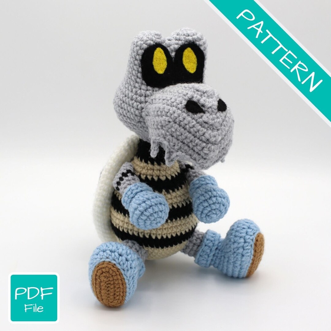 Crochet Pattern: Spooky Turtle Amigurumi Pattern PDF ENGLISH - Etsy