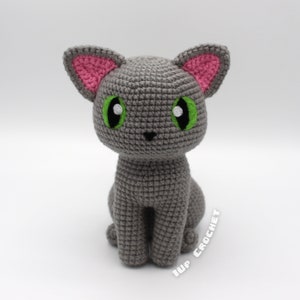 Crochet Pattern: Chibi Kitty Amigurumi PATTERN PDF [ENGLISH] - Etsy