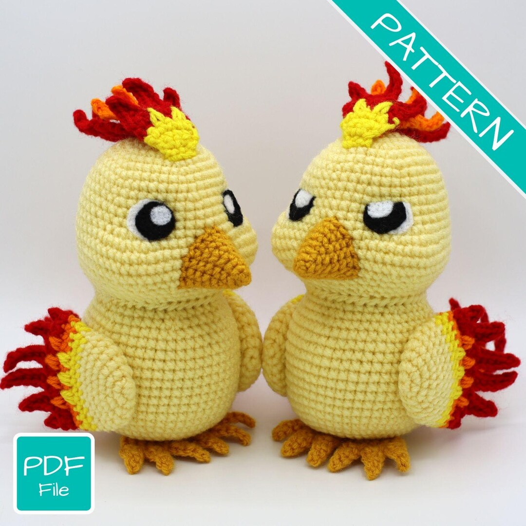 Crochet Pattern: Baby Phoenix Bird Pattern PDF [ENGLISH] - Etsy