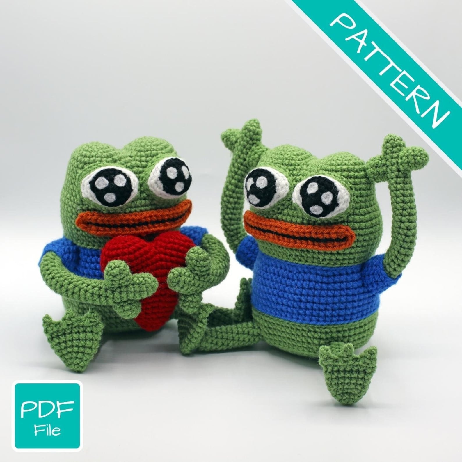Crochet Pattern: Peepo Amigurumi Pattern ENGLISH - Etsy