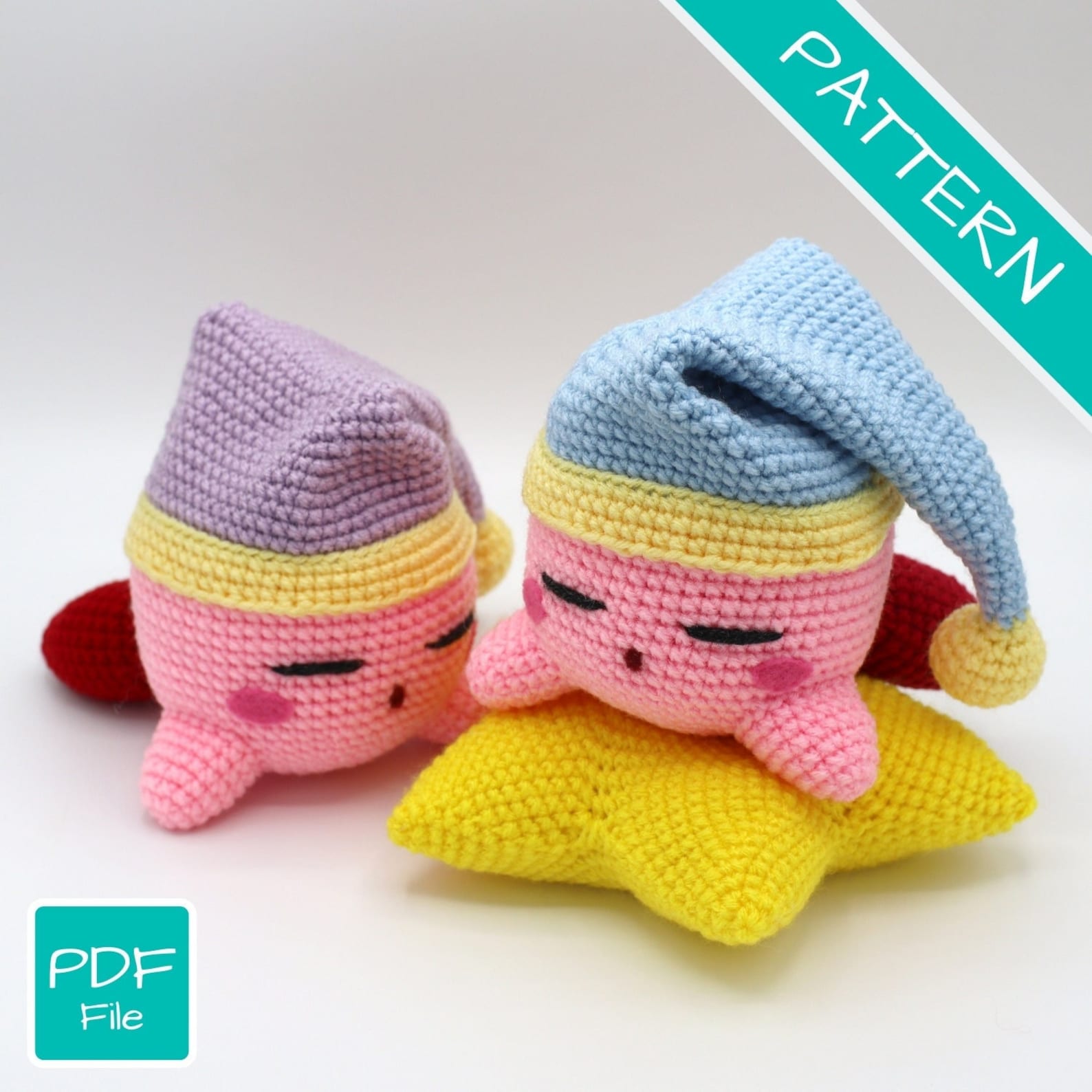 Crochet Pattern: Sleepy Star Puff Amigurumi PDF ENGLISH - Etsy