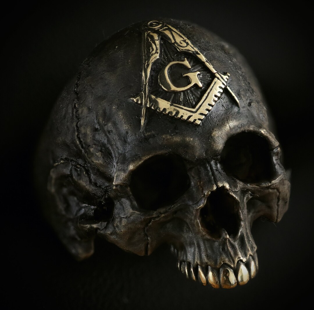 Masonic Skullring - Etsy