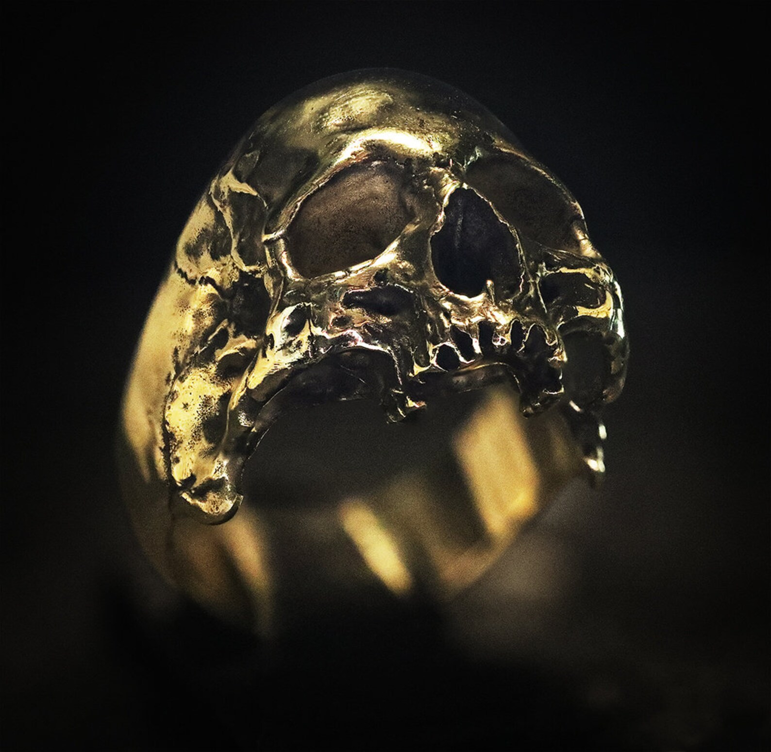 18kt Gold Decayed Halfjaw - Etsy