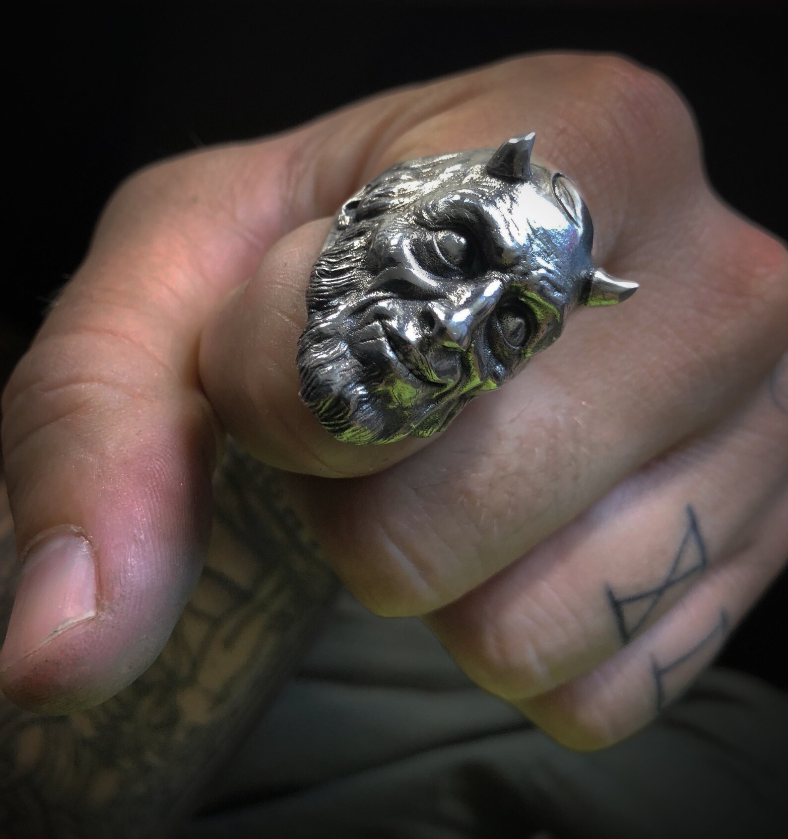 Lucifer Ring - Etsy