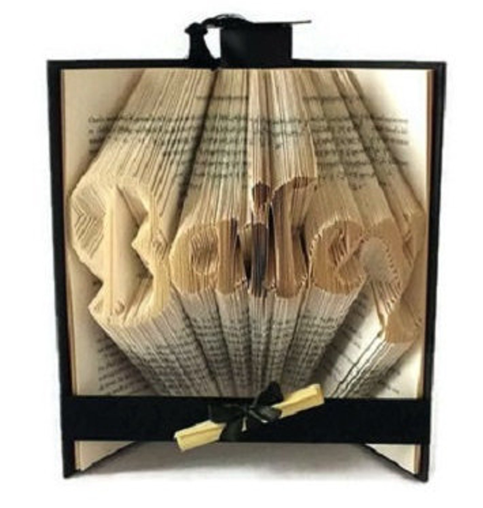 Personalised Book Folding Pattern Instructions. Customised - Etsy