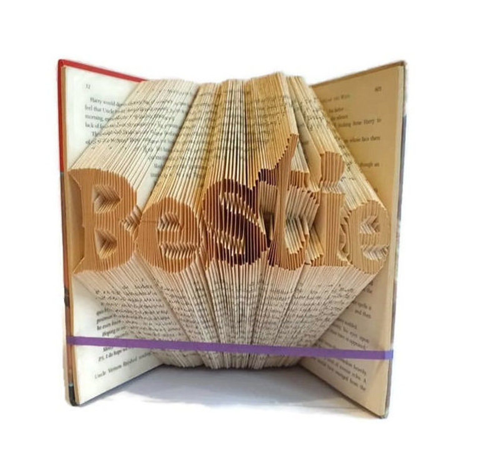 Bestie Book Folding Pattern for Best Friends. Fun Gift for a - Etsy