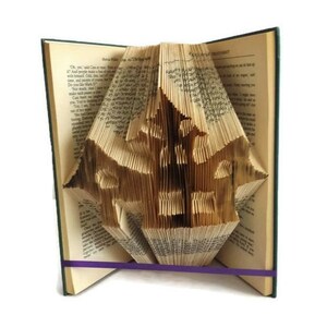 Haunted House Book Folding Pattern. Haunted Castle Halloween Decoration ...
