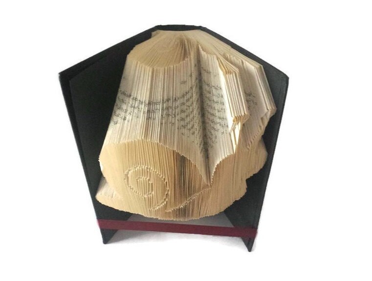 Snail book folding pattern. DIY gift for gardener. Make your | Etsy