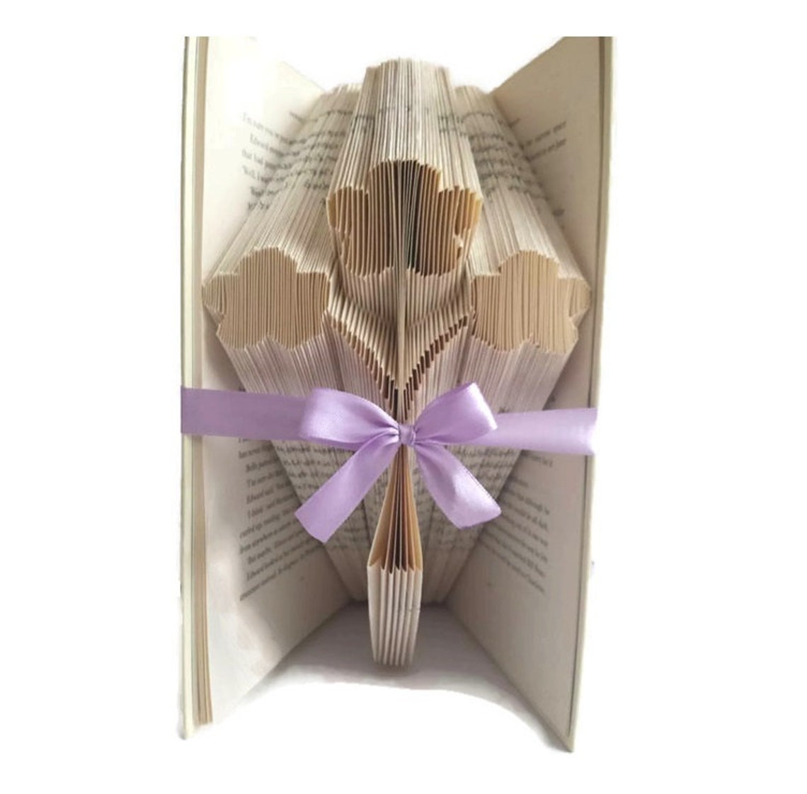 Bunch of Flowers Book Folding Pattern. Measure Mark and Fold - Etsy