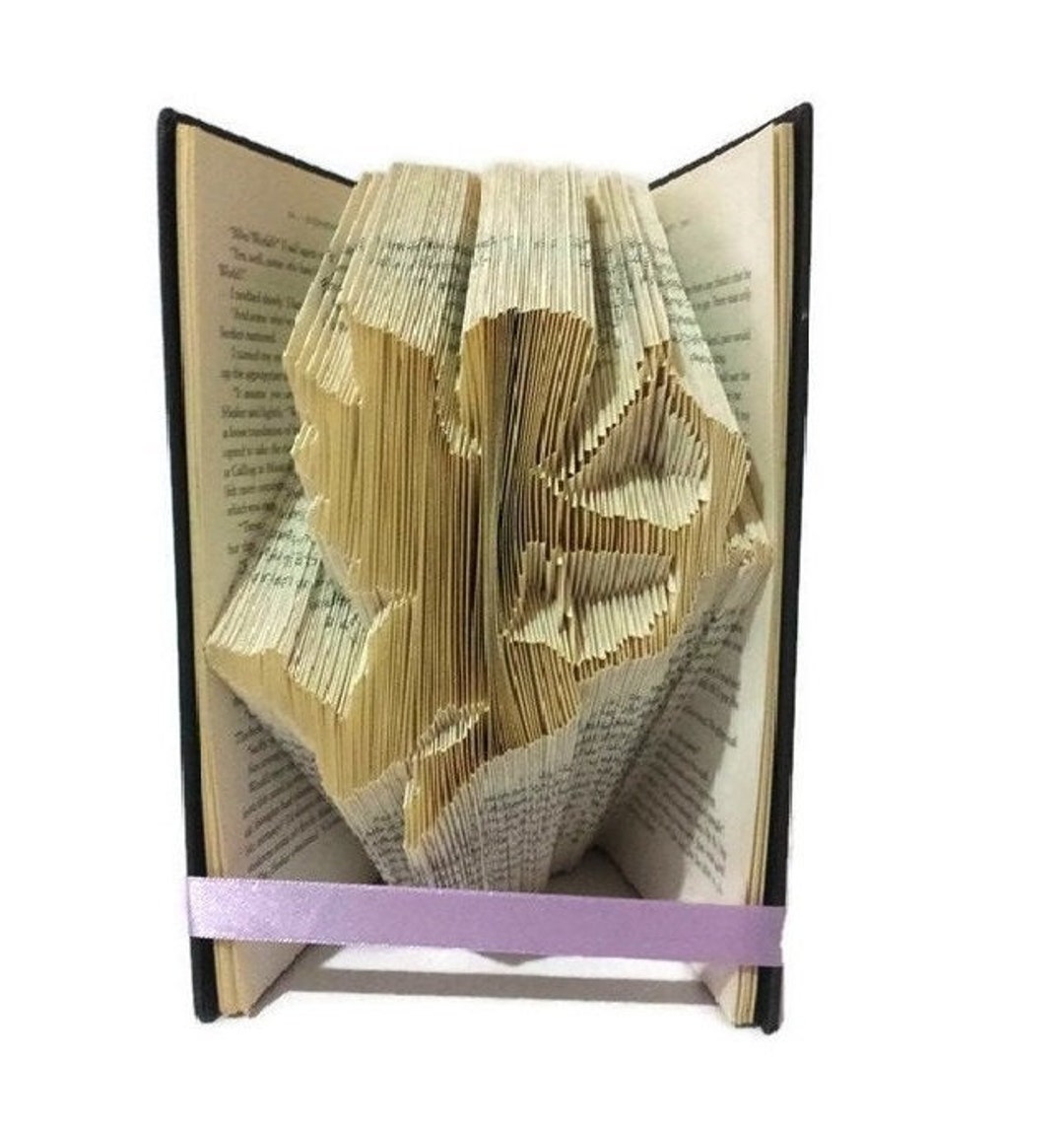 Cupid Book Folding Pattern. DIY Valentine's Gift. Cupid With Bow and ...