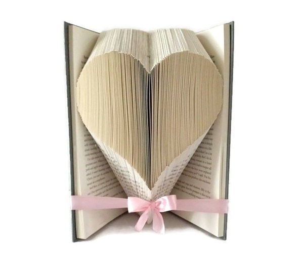 Heart Book Folding Pattern Love Heart for Valentines Day - Etsy