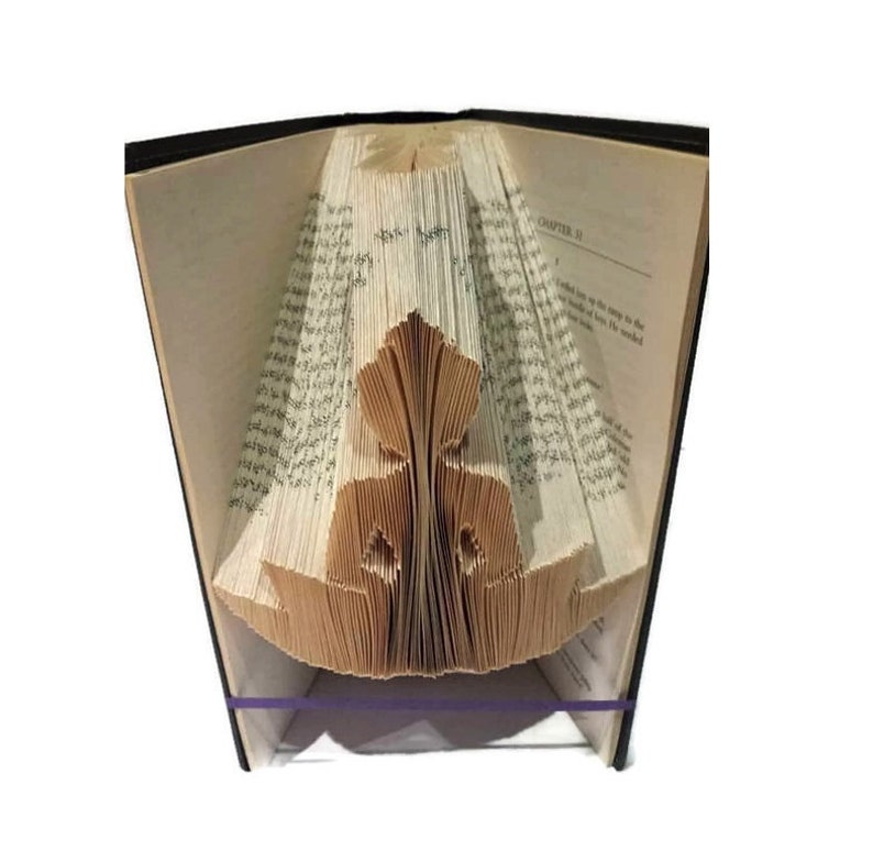 Buddha Lotus Book Folding Pattern. Yoga Studio Decor. Handmade Zen Gift ...