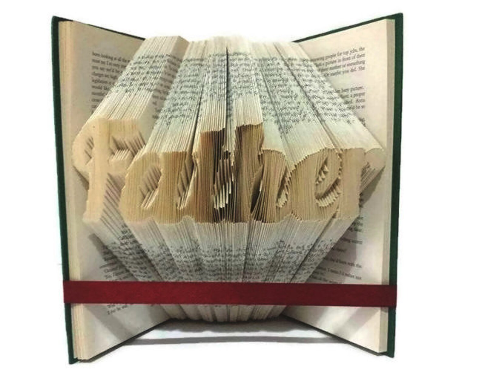Father Book Folding Pattern. Father's Day Gift for Dad - Etsy UK