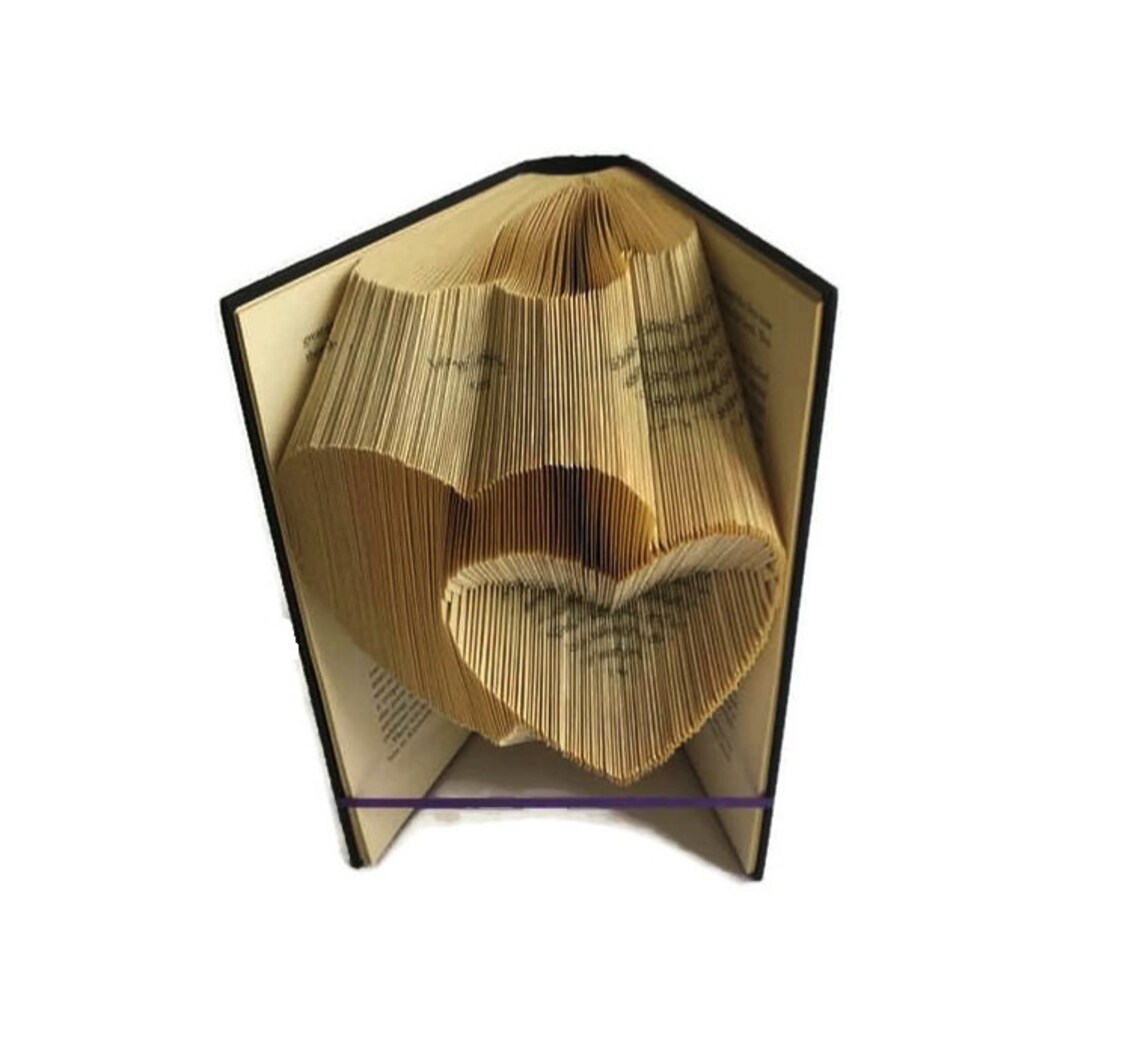 Hearts Book Folding Pattern, Love Hearts for Anniversary / Valentines ...