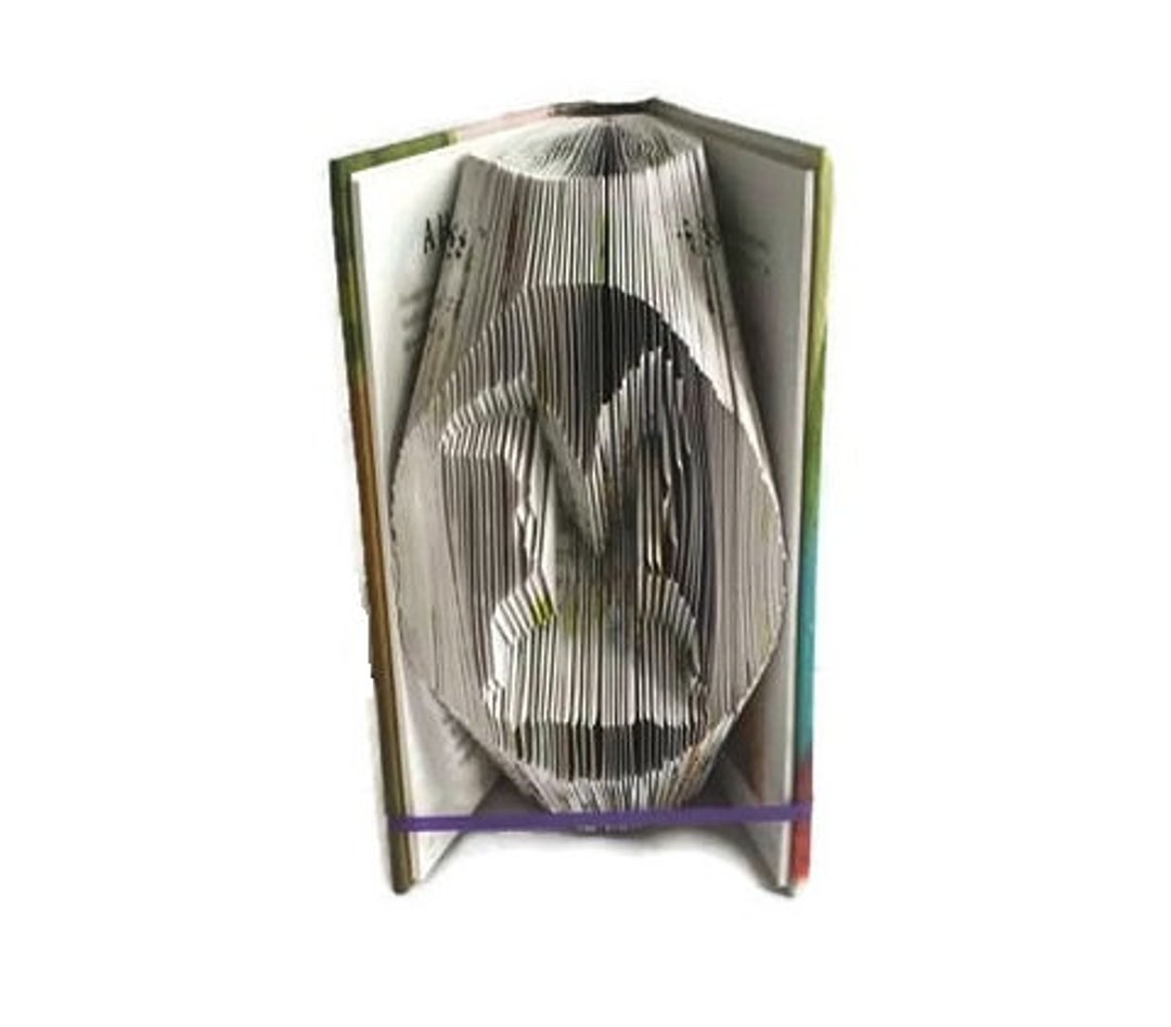 Easter Egg Bunny Book Folding Pattern. Easter Bunny Decor. Chocolate ...