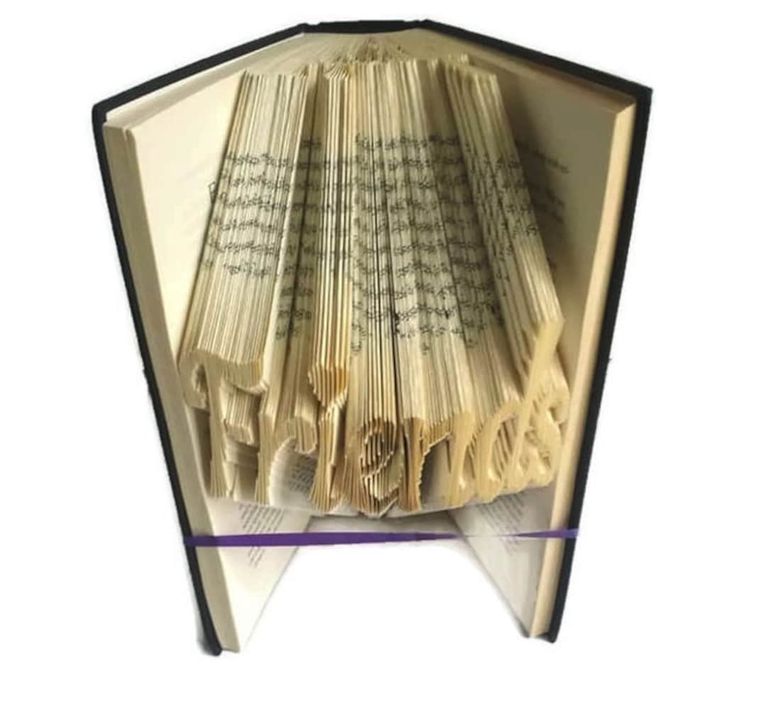 Friends Book Folding Pattern With Heart on I. DIY Friend Gift for a ...