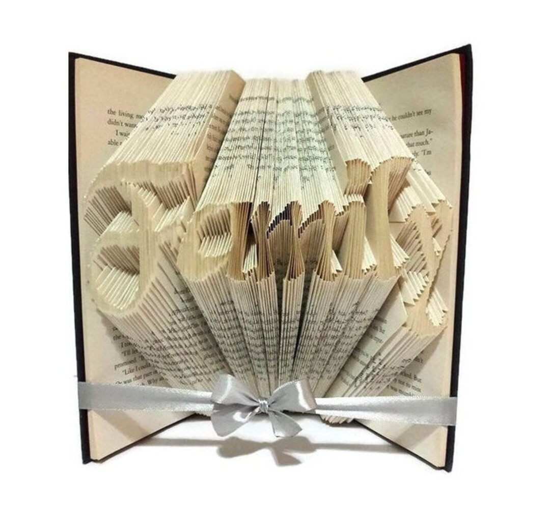 Family Book Folding Pattern. DIY Family Gift. Handmade Gift for Family ...