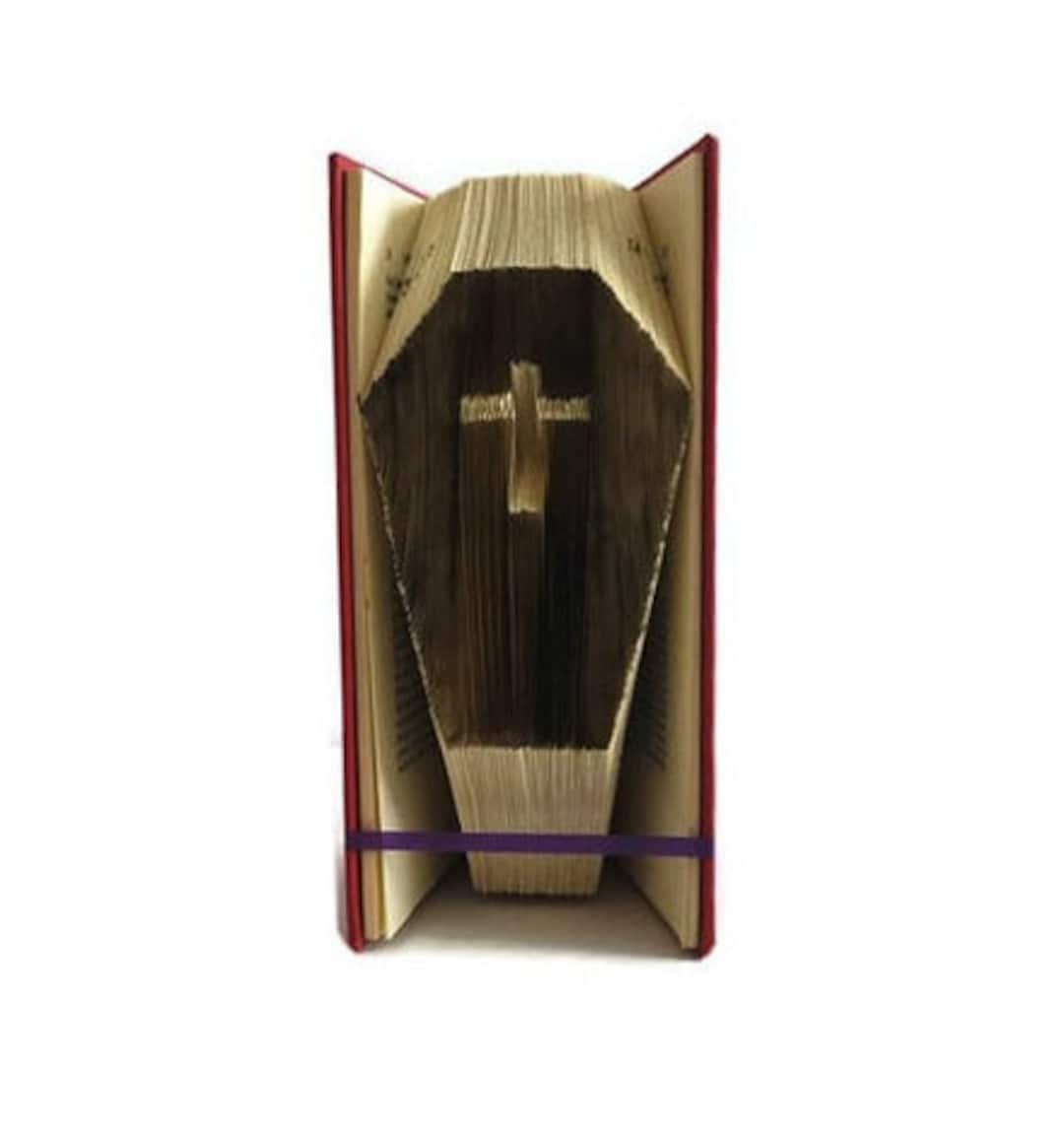 Vampire Coffin Book Folding Pattern. Halloween Coffin Decoration ...