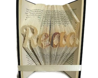Read Book Folding Pattern - Etsy