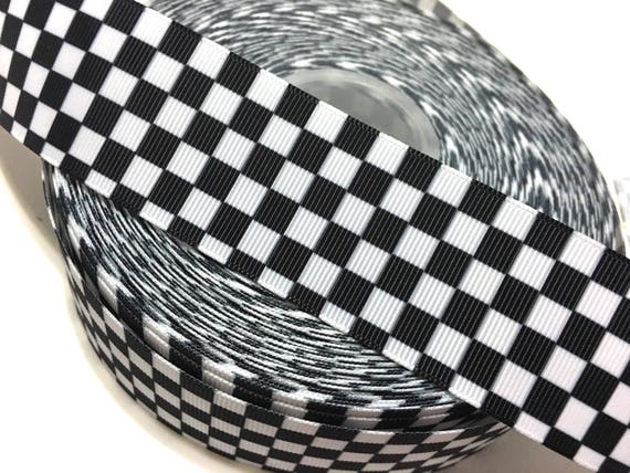Race Car Ribbon Car Racing Ribbon Checkered Flag Ribbon | Etsy