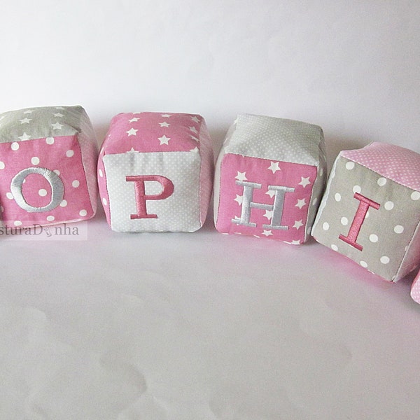Baby Name Blocks - Etsy