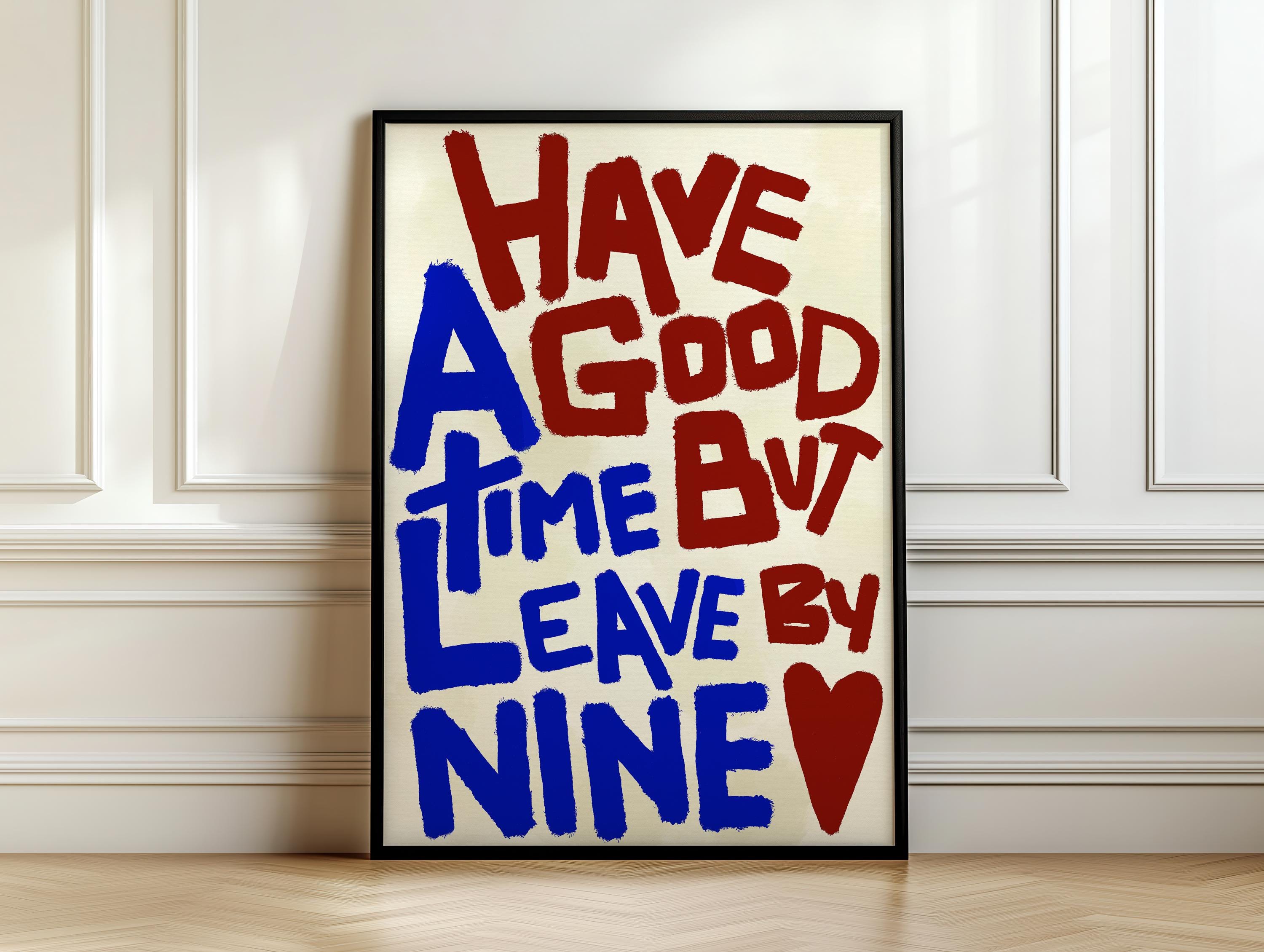 Have A Good Time Print: Retro Dinner Party Wall Art (unframed) - Etsy