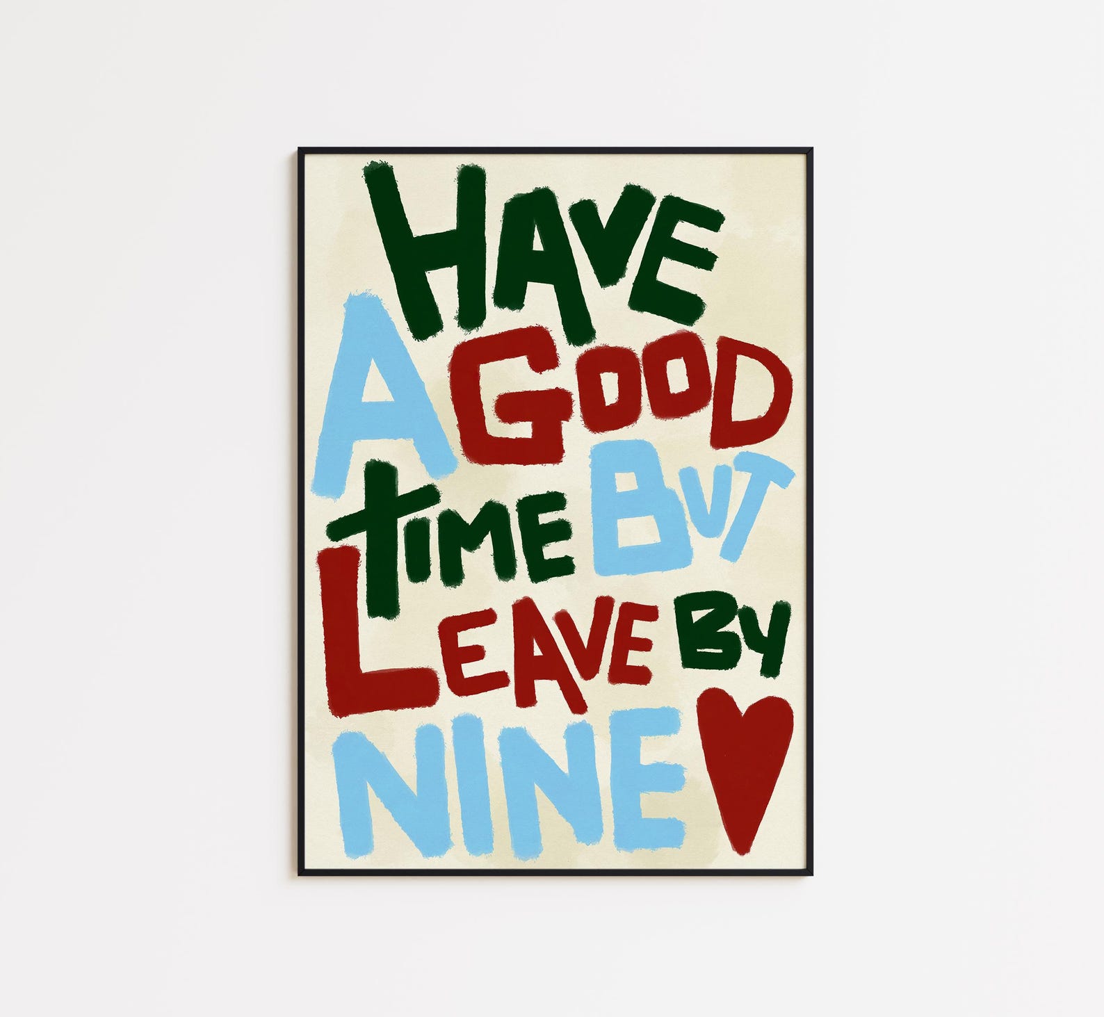 Have A Good Time Print: Retro Dinner Party Wall Art (unframed) - Etsy