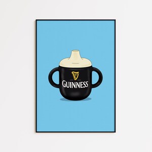 Baby Guinness Wall Art - Ireland - Guinness Challenge - Colour ...
