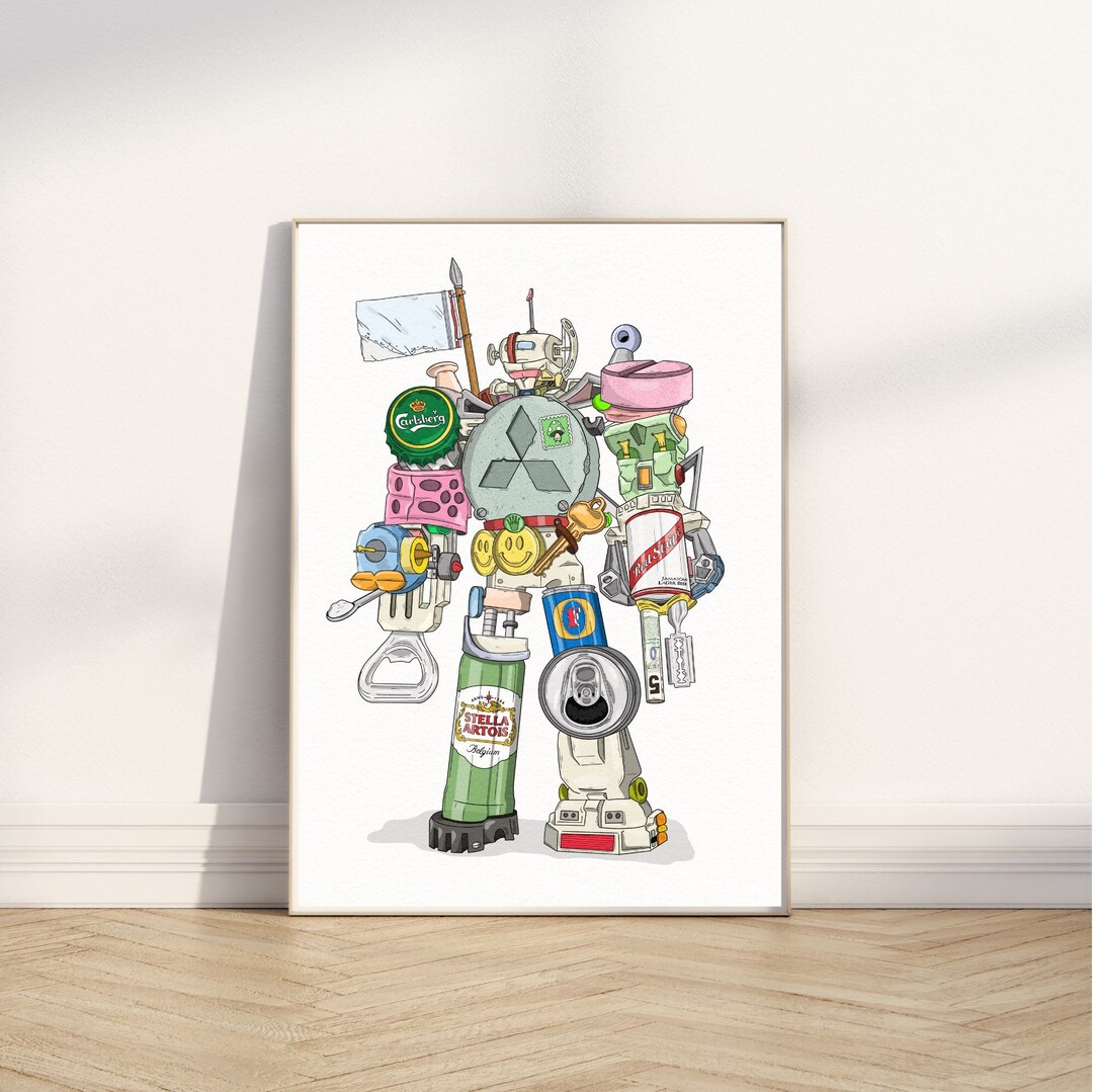 Sesh-bot Wall Art High Quality Giclee Print A4 & A3 Print Sizes - Etsy