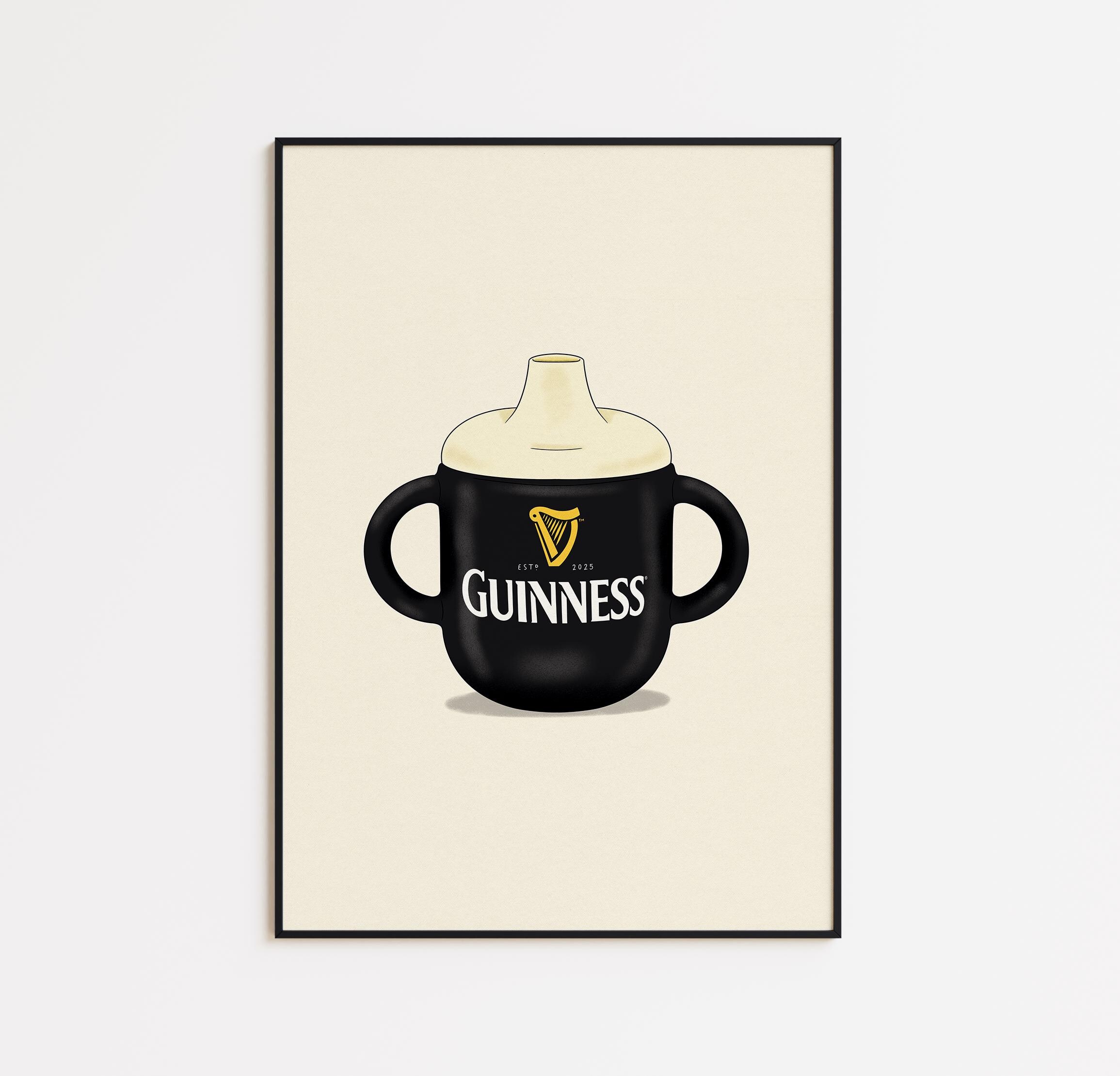 Baby Guinness Wall Art - Ireland - Guinness Challenge - Colour ...