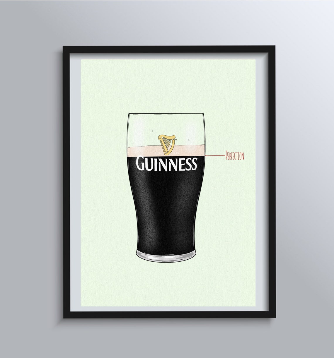 Perfect Guinness A4 & A3 Print Sizes Wall Art Ireland - Etsy