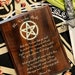 Wiccan Rede Wall Plaque - Pentagram Design - Wooden Wall Hanging Wiccan ...