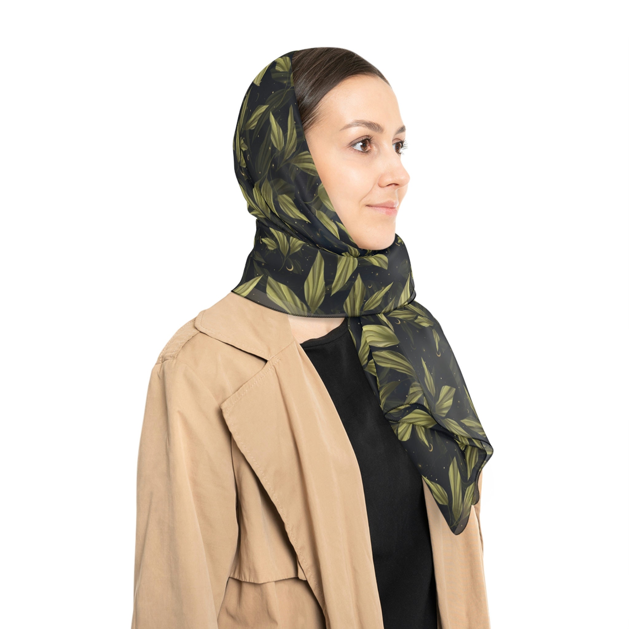 Green Witch Veil | Head Scarf - Witchy Scarf Perfect for Veiling or ...